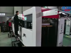 Automatic Paper Flat Bed Die Cutting Stripping Machine High Precision 8500s/h