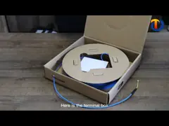 Customize Cable Length Fiber Optic Terminal Box 2 / 4 Cores Waterproof For Pigtail