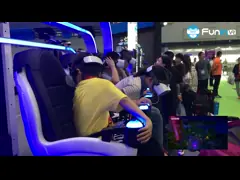Roller Coaster 9D Virtual Reality Simulator Multiplayer Indoor For Teenager