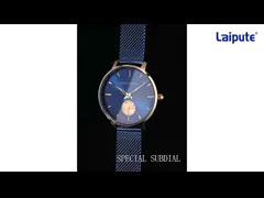 Simple Women Quartz Wrist Watch 2 Needles Jewelry Buckle Round