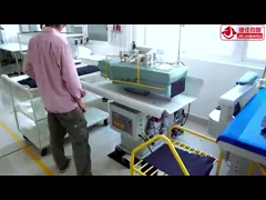 PLC Non Sewing Press Machine Legger Stretch Scissors Steam High Pressure