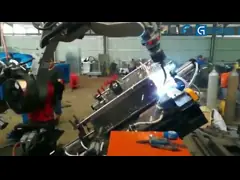 24KVA Box Industrial Welding Robots Automatic 6 Axis High Speed For Metal