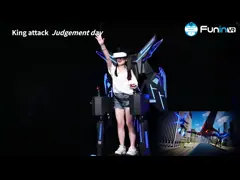 9D Stand Up Flight VR Simulator Interactive Eagle Flight 150KG Load