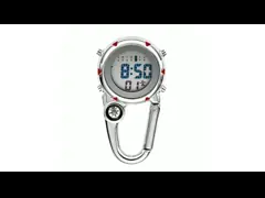 Multifunctional Vintage Pocket Watch Clock Metal Luminous For Mountaineering