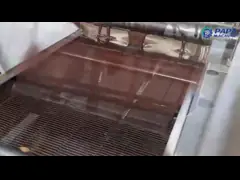 Snack Food Chocolate Enrober Machine Automatic With Cooling Tunnel