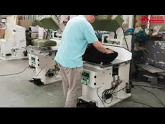 Automatic Dress Pressing Machine Steam 150C PLC Controller For PU Suit