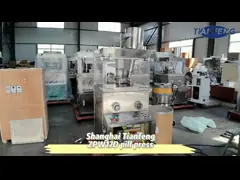 Single Press Pill Tablet Press Machine Continuous Automatic For Effervescent