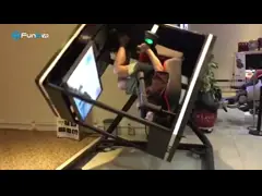 Indoor Vivid VR Flight Simulator Arcade 720 Degree Safe High Precision