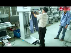 Vertical Jeans Press Machine Steam Moisture Removing PLC Control