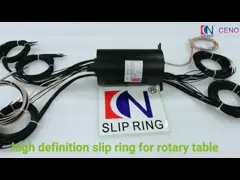 High Definition HDMI Slip Ring Rotary Joint Coaxial 250Rpm Transmitting