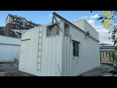 PVC Floor Prefab Shipping Container House Waterproof Heat Insulation