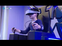 Flight Shooting 9D Virtual Reality Simulator Metal 150kg Load For Kids