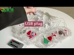 LED USB Solar Decorative Lights Hanging Remote Control For Window