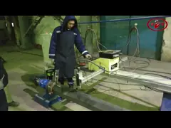 Galvanised Light Pole Production Line CNC Plasma Cutting High Speed