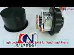 Low Friction Waterproof Slip Ring Rotary Joint High Protection For Food Machinery