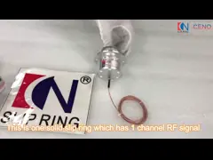 Solid Radio Frequency Rotary Joint SMA Interface Precious Metal