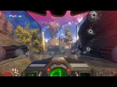Wireless Shooting 9D Virtual Reality Simulator 360 Degree 500kg Capacity