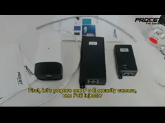 Indoor 802.3AF PoE Injector 15W Single Port Gigabit For Network Camera