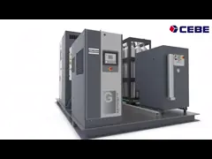 Intelligent Oil Injected Rotary Screw Air Compressor VSD High Efficiency