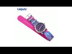 Nylon Band Alloy Quartz Wrist Watch Waterproof British Style For Mens