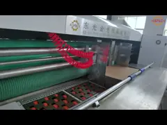 Automatic Corrugated Box Die Cutting Machine High Speed Vacuum Feed