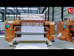 Automatic Mattress Making Machine Multi Needle Precise Quilting High Speed