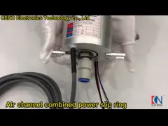 Power Industrial Slip Ring Air Channel Combined With Anti Rotation Tabs