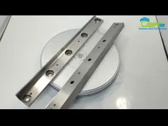 SKD11 Hauni Machinery Parts Bottom Knife Bar Metal Color 5 Holes