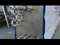 Automatic UHT Sterilization Machine PLC Program 140 Degree For Juice / Milk