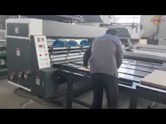 High Accuracy Rotary Slotter Machine Semi Automatic For Corrugated Box