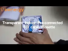 Indoor Fiber Optic Socket Faceplate Wall Mounted ABS 1 Core SC Adapter