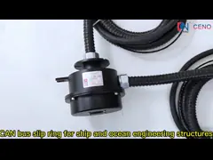 CAN Bus Signal Industrial Slip Ring 20rpm Working Speed IP65 Low Noise