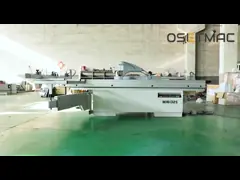 Industrial Woodworking Sliding Table Saw Electric Tilting For Plywood / MDF
