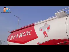 Semi Dry Bulk Tanker Trailer 40 / 45CBM 3 Alxe Safety For Cement Powder