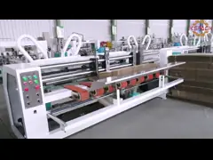 PLC Carton Box Stitching Machine Cardboard High Precise Tungsten Steel