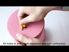 3pcs Silicone Baby Feeding Set Dividers Non Toxic Durable Support Microwave Oven