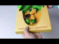 Corn Shape Silicone Baby Feeding Set Strong Suction Food Grade BPA Free 3pcs