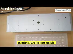 SMD3030 LED Street Light Components 56 Points PCB High Lumen 60 Degree