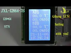 Graphic Dot Matrix LCD Module STN 128 x 64 Dots Transflective Positive