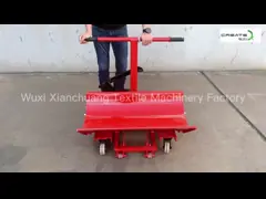 Textile Warp Beam Trolley Hydraulic Lift Four Wheel For Weaving Factory