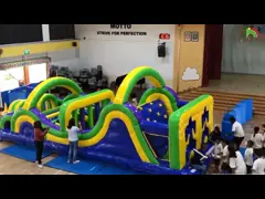 Jumping Inflatable Obstacle Courses PVC Tarpaulin Waterproof For Toddler