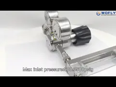 Gas Stainless Steel Pressure Regulator 4000PSI High Pressure For Industrial