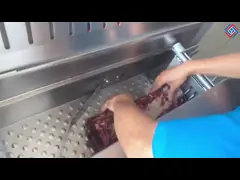 Bacon Industrial Meat Slicer SUS 304 200pcs / Min Precise Thickness Easy Cleaning