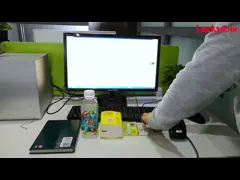 1D POS Barcode Scanner RS232 Single Laser Wired Lightweight For Linear Imager