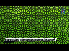 CNC Cutting PE Aluminum Composite Panel Weatherproof Non Toxic Fire Retardant