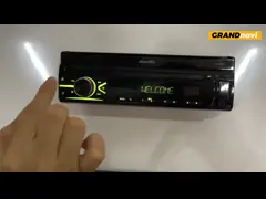 RGB Light Single Din Car Radio 7 Inch Touch Screen IPS HD 1080P Retractable