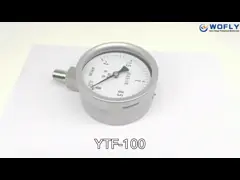 Stainless Steel Gas Pressure Test Gauge Diaphragm Box Low Pressure For Argon Gas