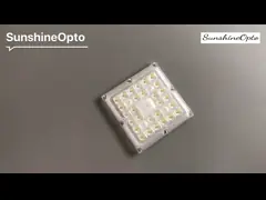 Square LED Street Light Module CR XTE 28pcs 6000K Waterproof Optical PC