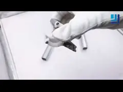 Claw Type Aluminum Tubing Joints Female AL - 76 Die Casting For Warehouse Rack