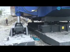 High Efficiency Hydraulic Static Pile Driver Energy Saving For Construction